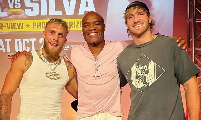 Logan Paul confessa admiração por Anderson Silva e mostra preocupação ...